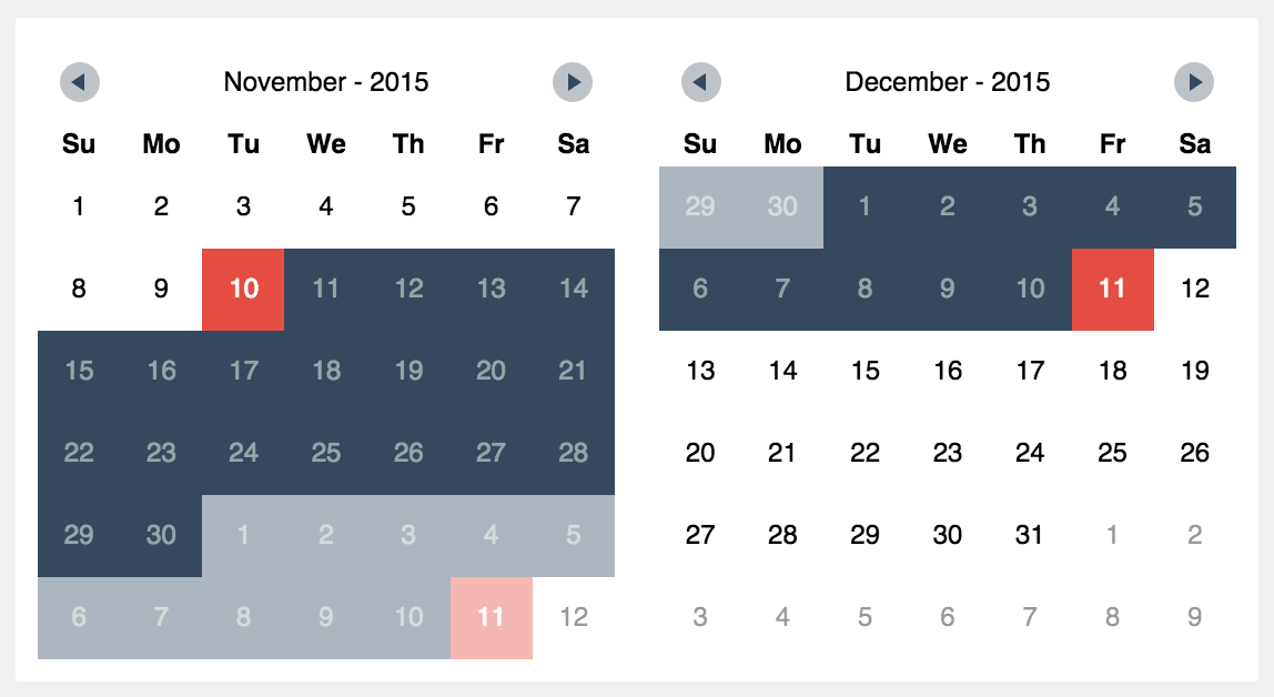 React Component For Date And Date Range Selection Reactscript React Component For Date And Date Range Selection Reactscript