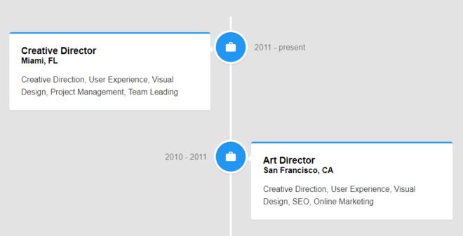 Vertical Timeline Component For React App Reactscript