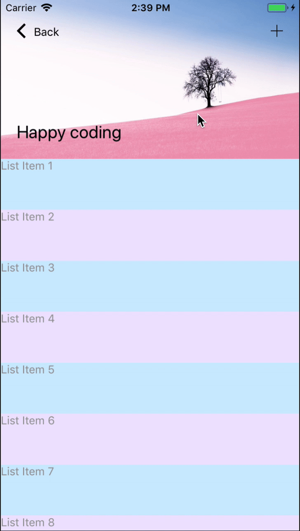 Animated Header For React Native | Reactscript