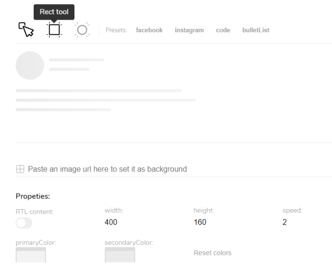 React Content Loader Creator Reactscript