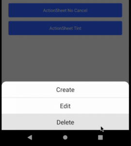 Modern Cross-platform ActionSheet For React Native | Reactscript