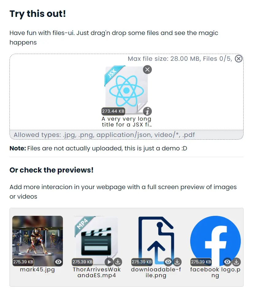 7 Best File Upload Components For React Apps (2025 Update) - ReactScript 7 Best File Upload Components For React Apps (2025 Update) - ReactScript
