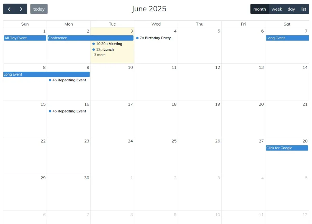10 Best Calendar Components For React & React Native Apps (2025 Update) - ReactScript