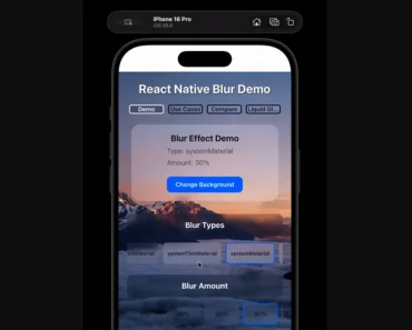 Create Realistic Liquid Glass UI Components - liquid-glass-react | Reactscript