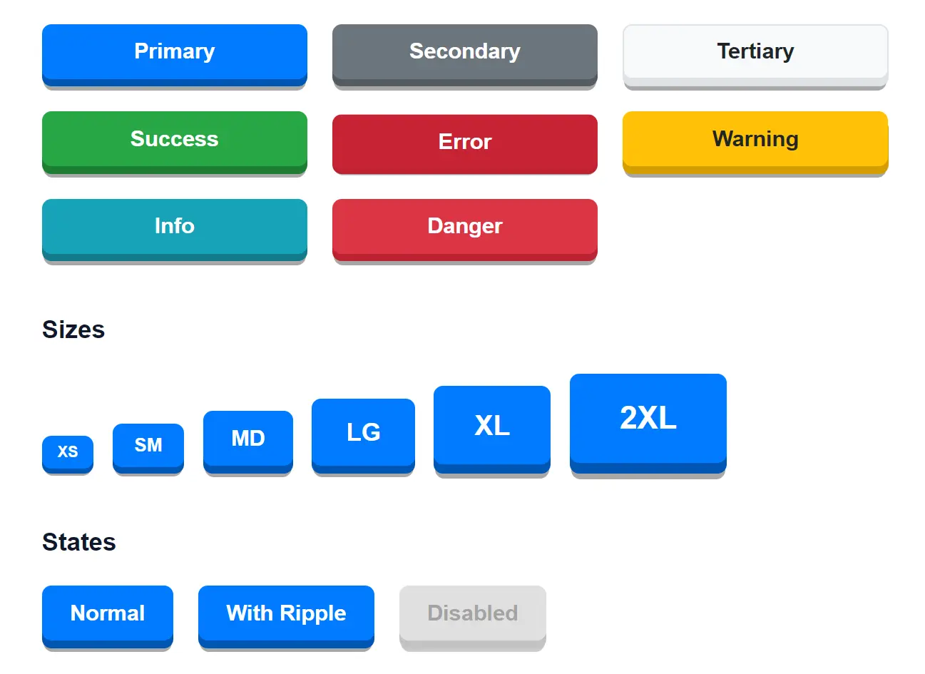 Interactive Button Component Library - React 3D Button | Reactscript