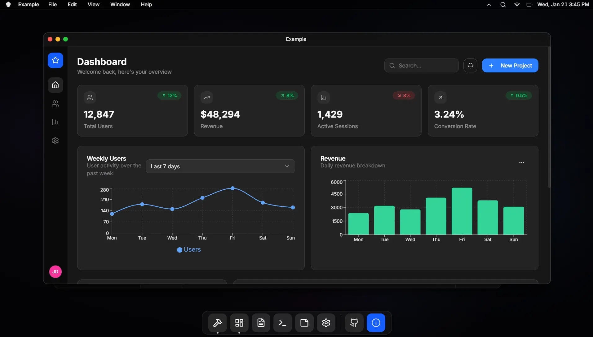 macOS-Inspired React UI Component Library - Darwin UI | Reactscript